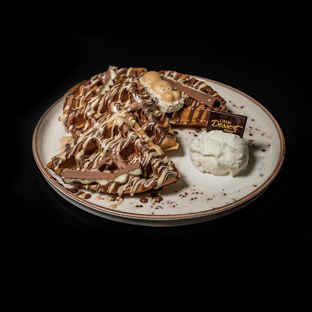 Half - Happy Potamus Waffle | Little Dessert Shop